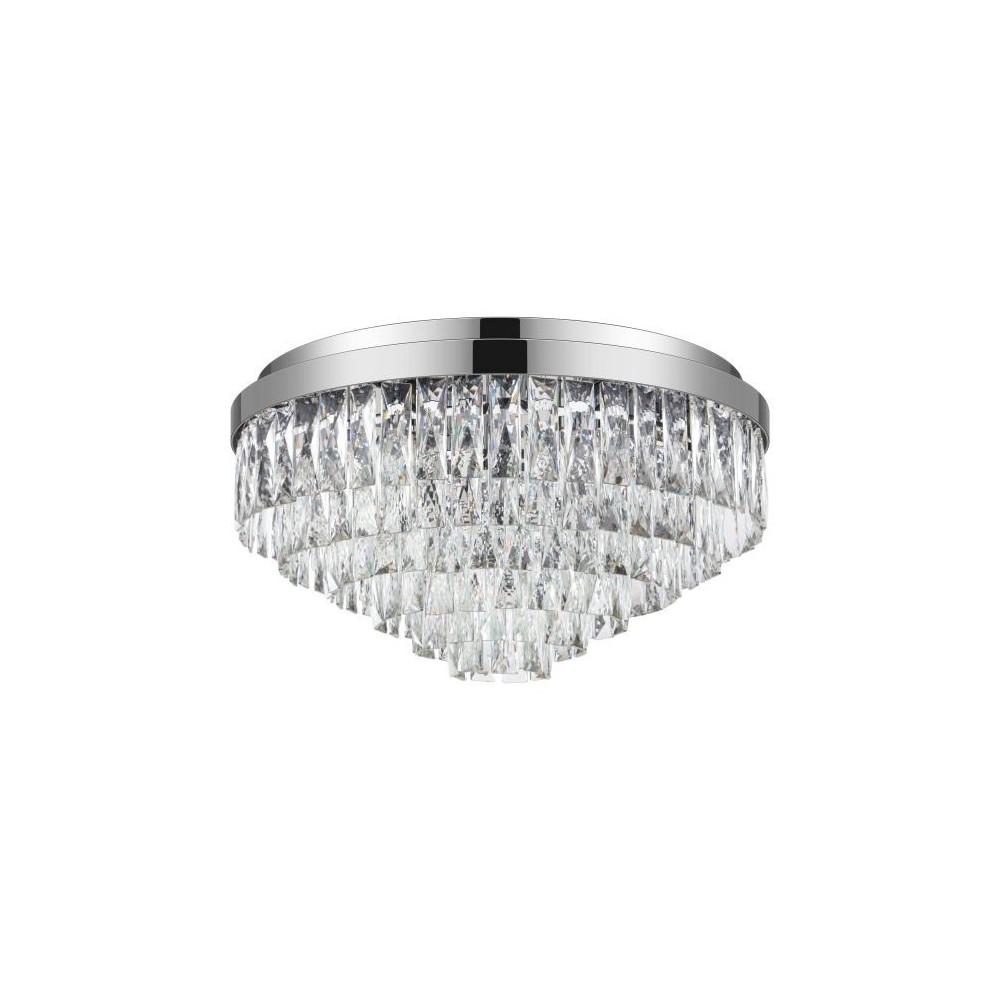 Plafoniera cu cristale VALPARAISO 39491 Eglo, E14 11X40W, crom