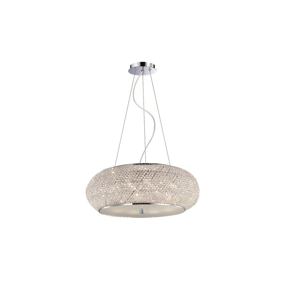 Lustra PASHA' SP14 164977 Ideal Lux, crom. Lustra sufragerie