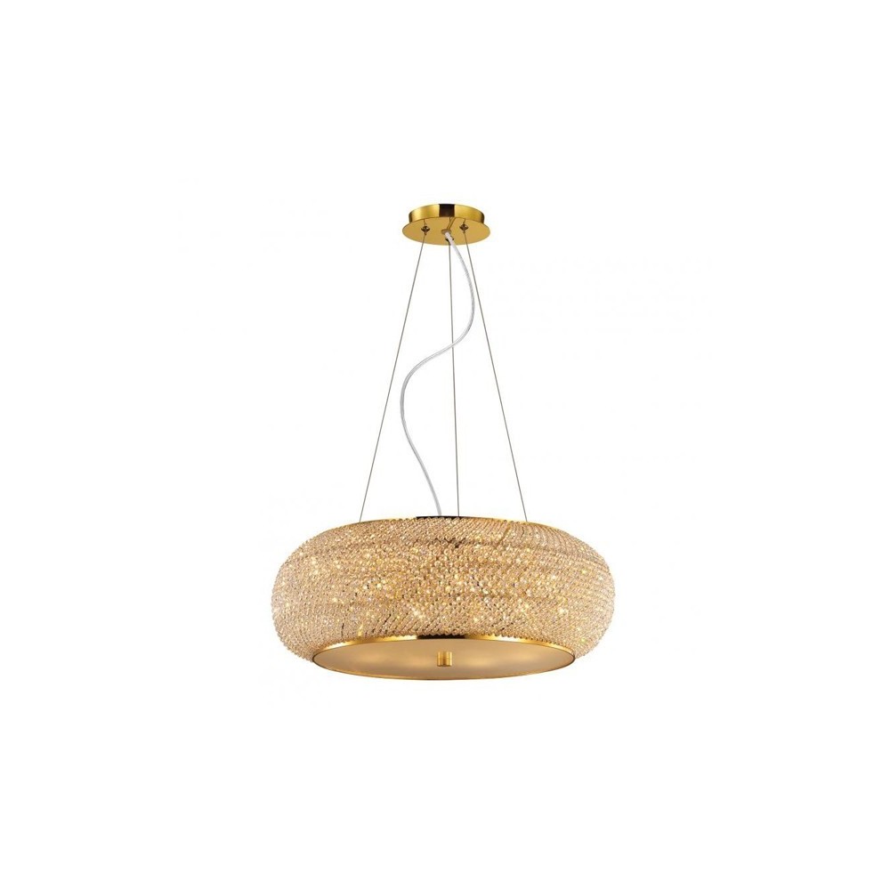 Lustra PASHA' SP14 164984 Ideal Lux, gold. Lustra sufragerie