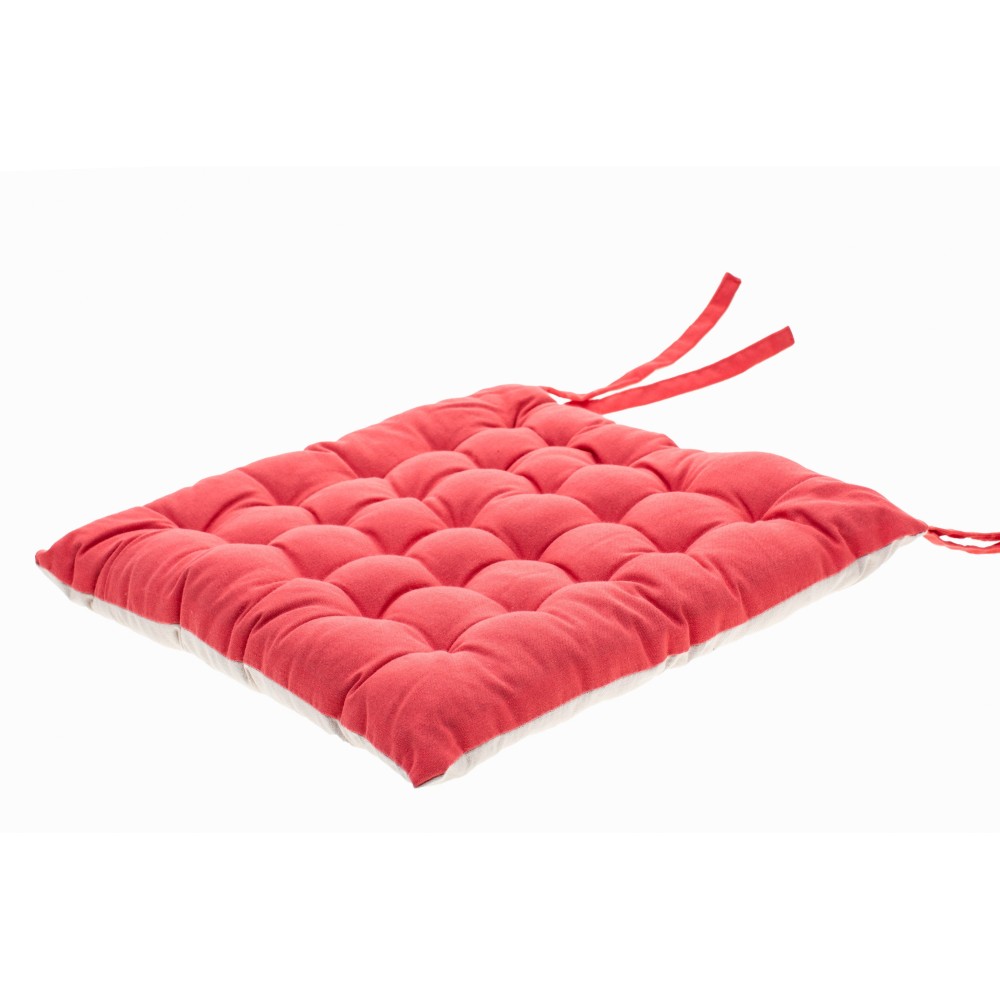 PERNA SCAUN 298-PS4040-25COBG MENDOLA, 40X40 CM, 2 FETE, CORAL-BEJ
