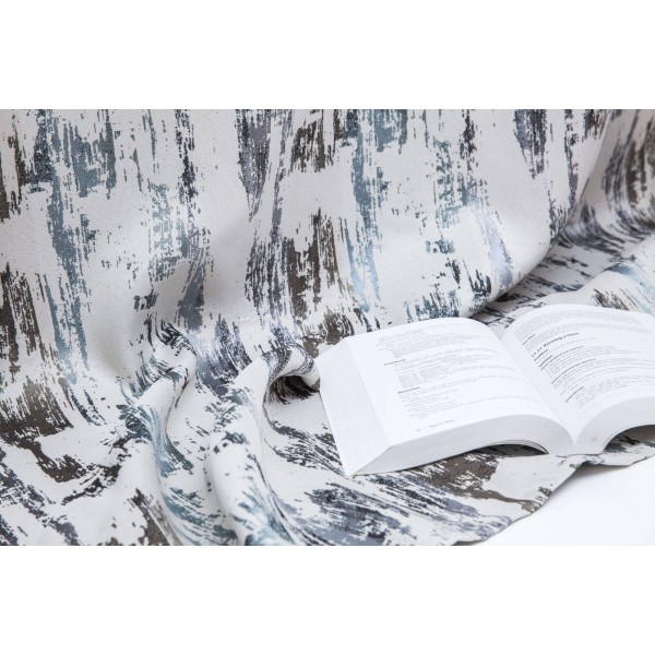 Material Draperie Fusion, latime 280cm, gri-albastru, tesatura sistem ...