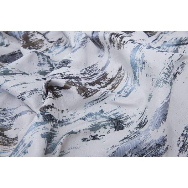 Material Draperie Fusion, latime 280cm, gri-albastru, tesatura sistem ...