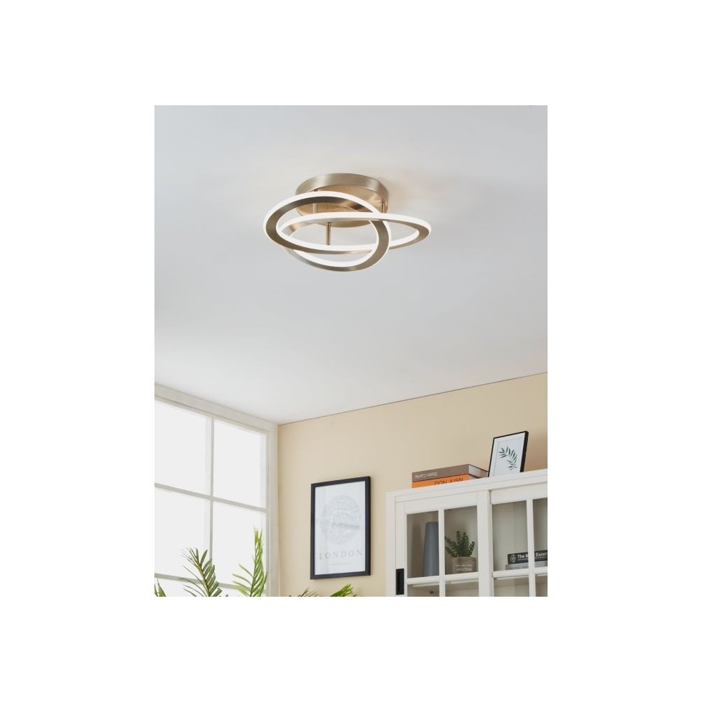 Plafoniera Eglo ROLIMARE 900419, LED 35W, 5500lm, 4000K, aluminiu ...