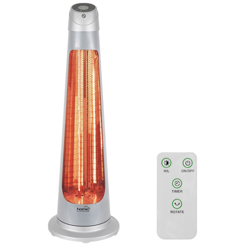 Incalzitor electric de terasa halogen si fibră de carbon Home FK 252 ...