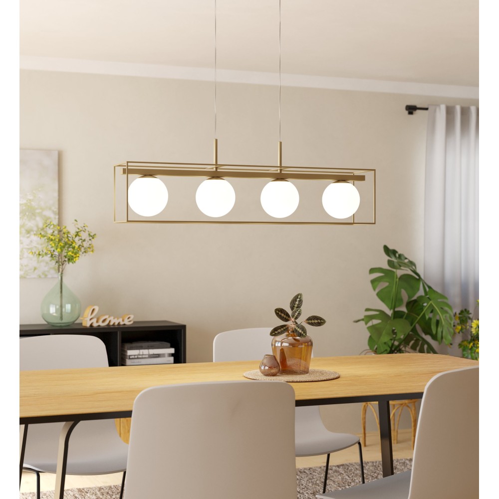 Lustra VALLASPRA 97793 Eglo, E14 4X40W, champanie